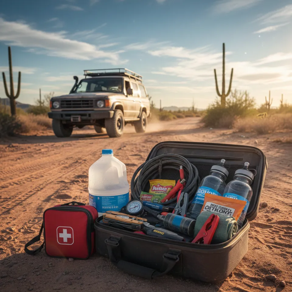 Desert Survival: Your Tucson Emergency Kit | Fasty's Roadside